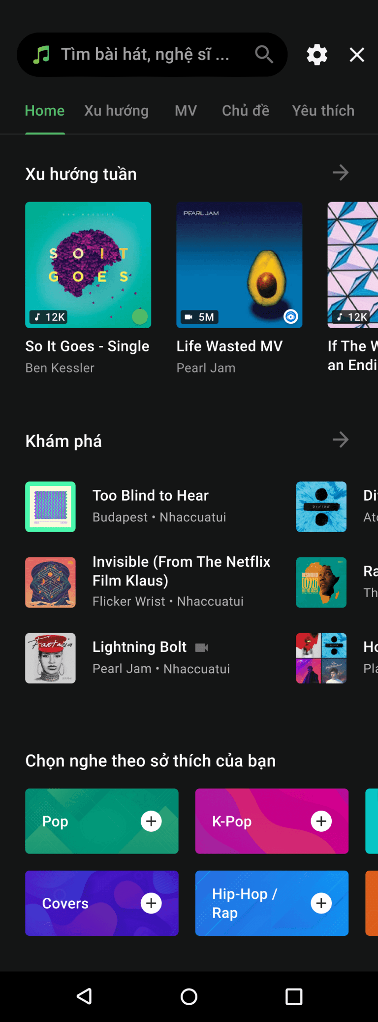Nghe nhạc chất với Cốc Cốc Music - Blog Cốc Cốc