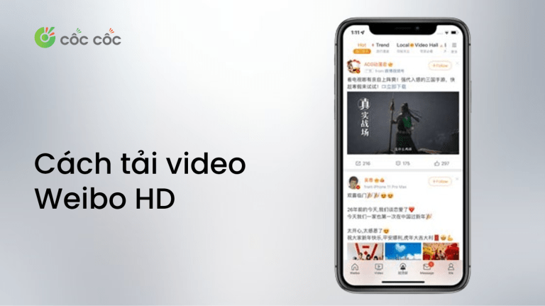 [Video] Cách tải video Weibo Full HD không logo cực nhanh