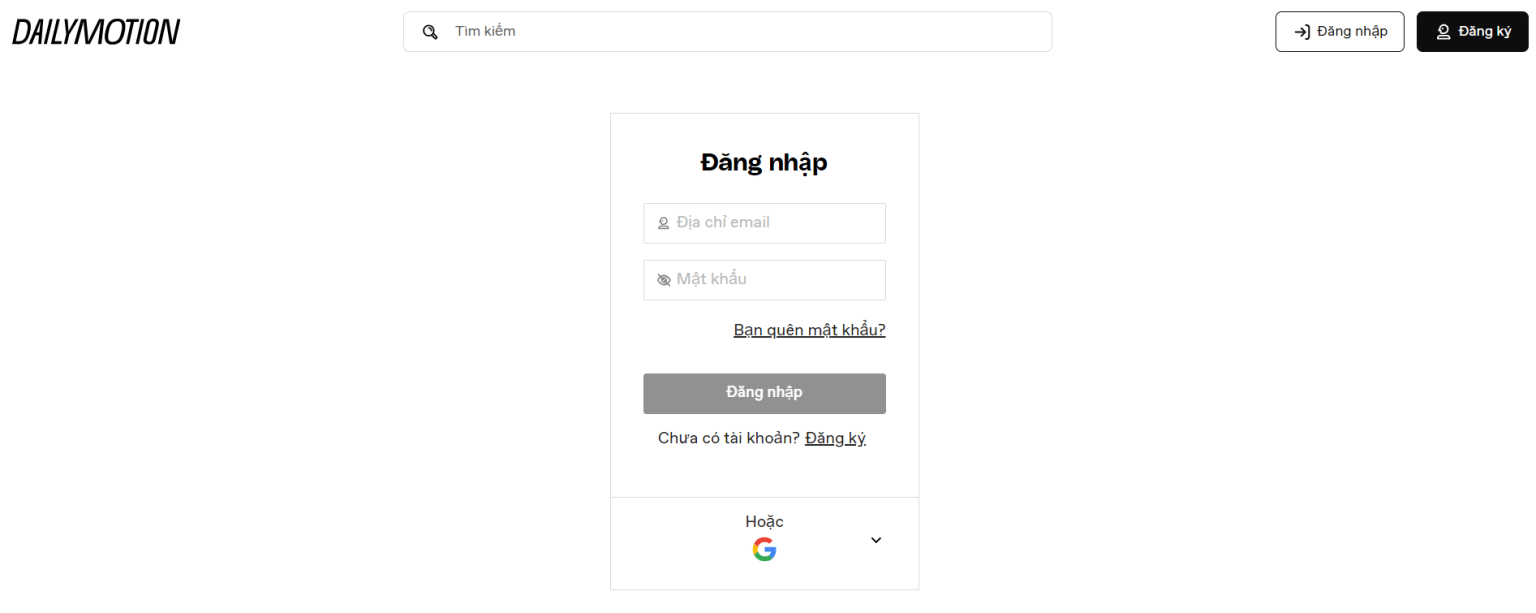 Website Dailymotion: Thế giới video đa dạng, sáng tạo