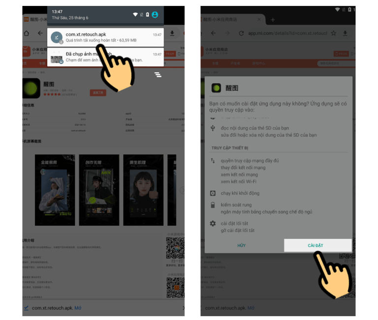 Hướng dẫn chi tiết cách tải và cài đặt Xingtu cho Android và iOS