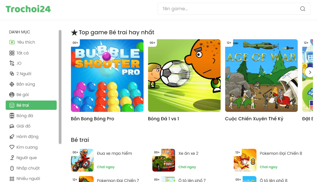 Khám phá kho game miễn phí cực đỉnh trên Cốc Cốc 2024