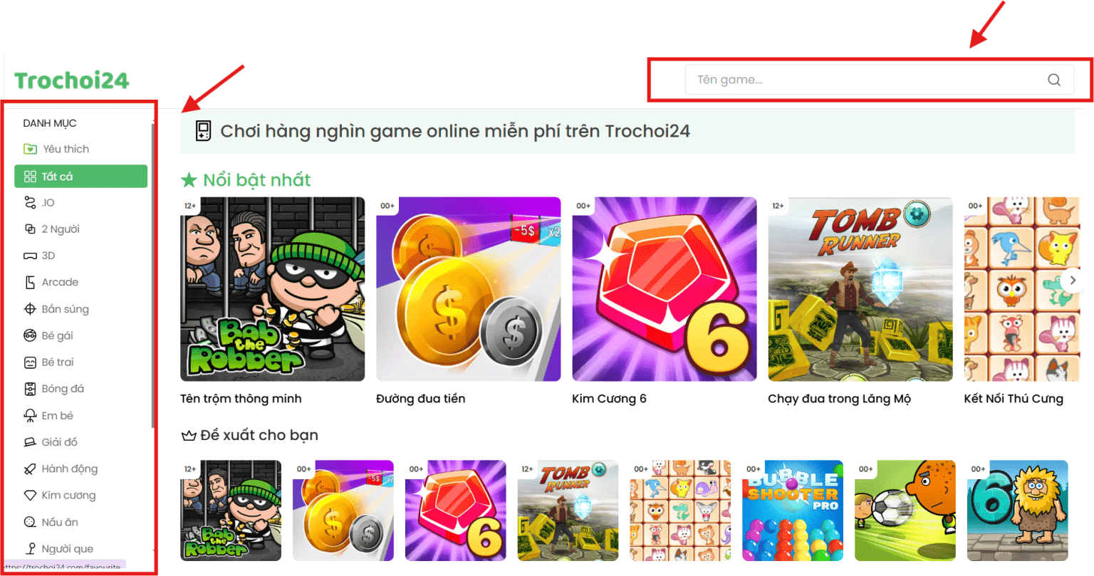 Top trò chơi online miễn phí hay nhất, không cần tải - Blog Cốc Cốc