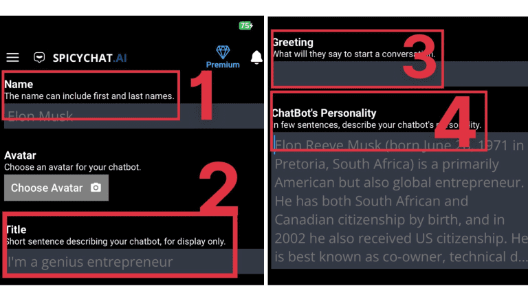 Hướng dẫn chi tiết cách tạo chatbot trong SpicyChat AI
