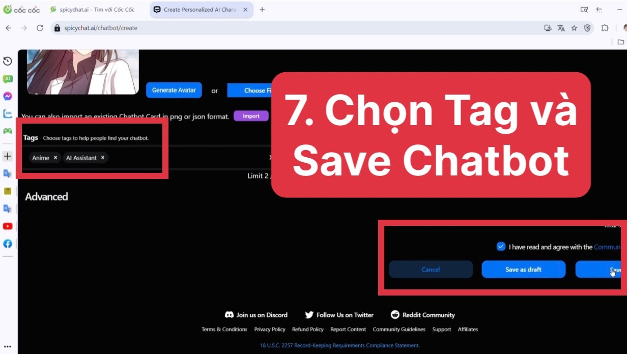 Hướng dẫn chi tiết cách tạo chatbot trong SpicyChat AI