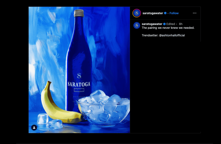 Giải mã cơn sốt nước khoáng Saratoga viral các MXH