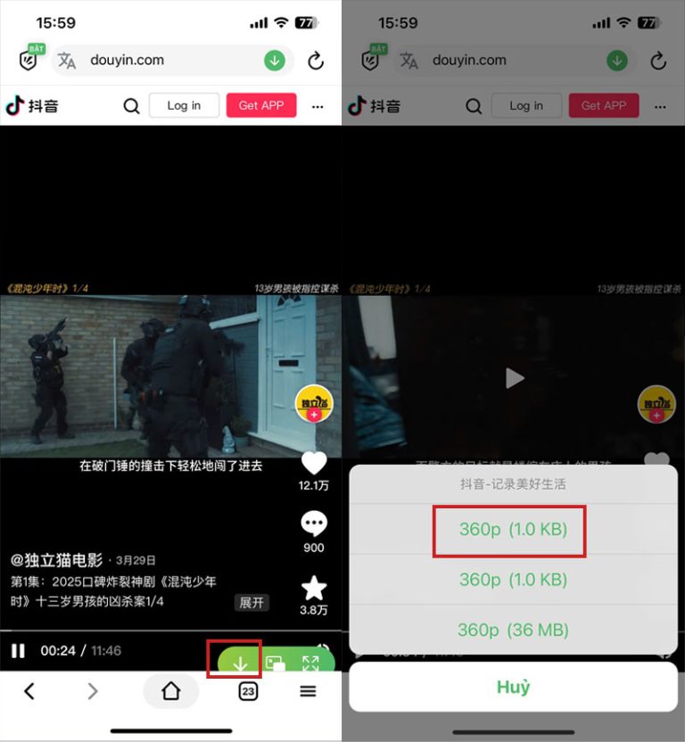 Download video Douyin không logo đơn giản trên mọi thiết bị