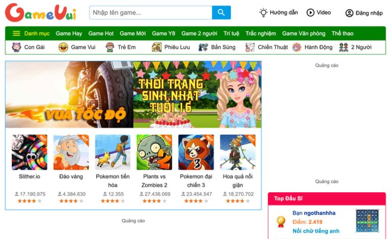 Khám phá 6 web game giải trí đỉnh cao dành cho mọi lứa tuổi