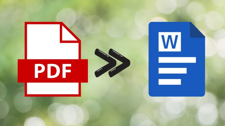 Cách chuyển PDF sang Word miễn phí, không lỗi font