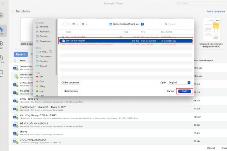 Cách chuyển PDF sang Word miễn phí, không lỗi font